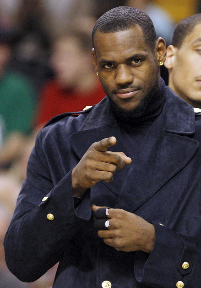 LeBron James and the forbidden dunk